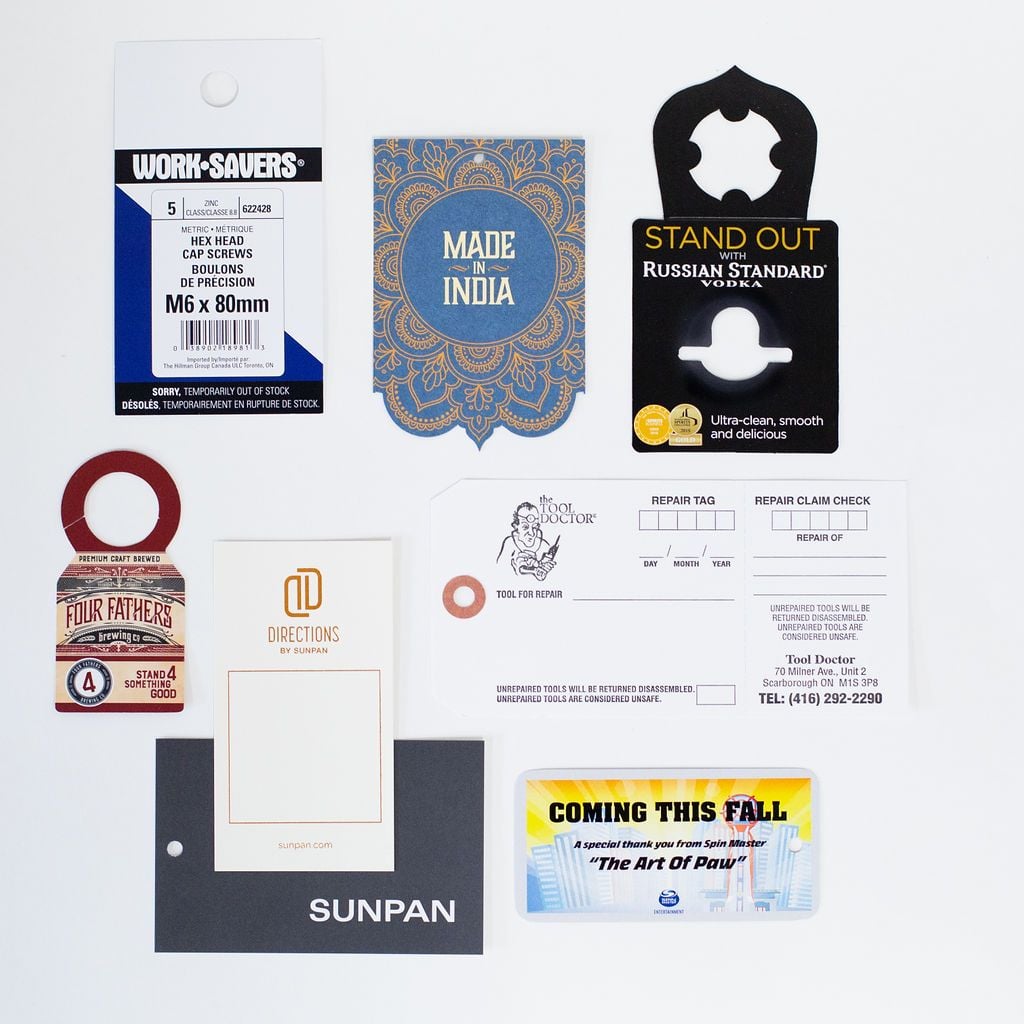 Quality Custom Tags for Every Industry | Evergreen Graphics