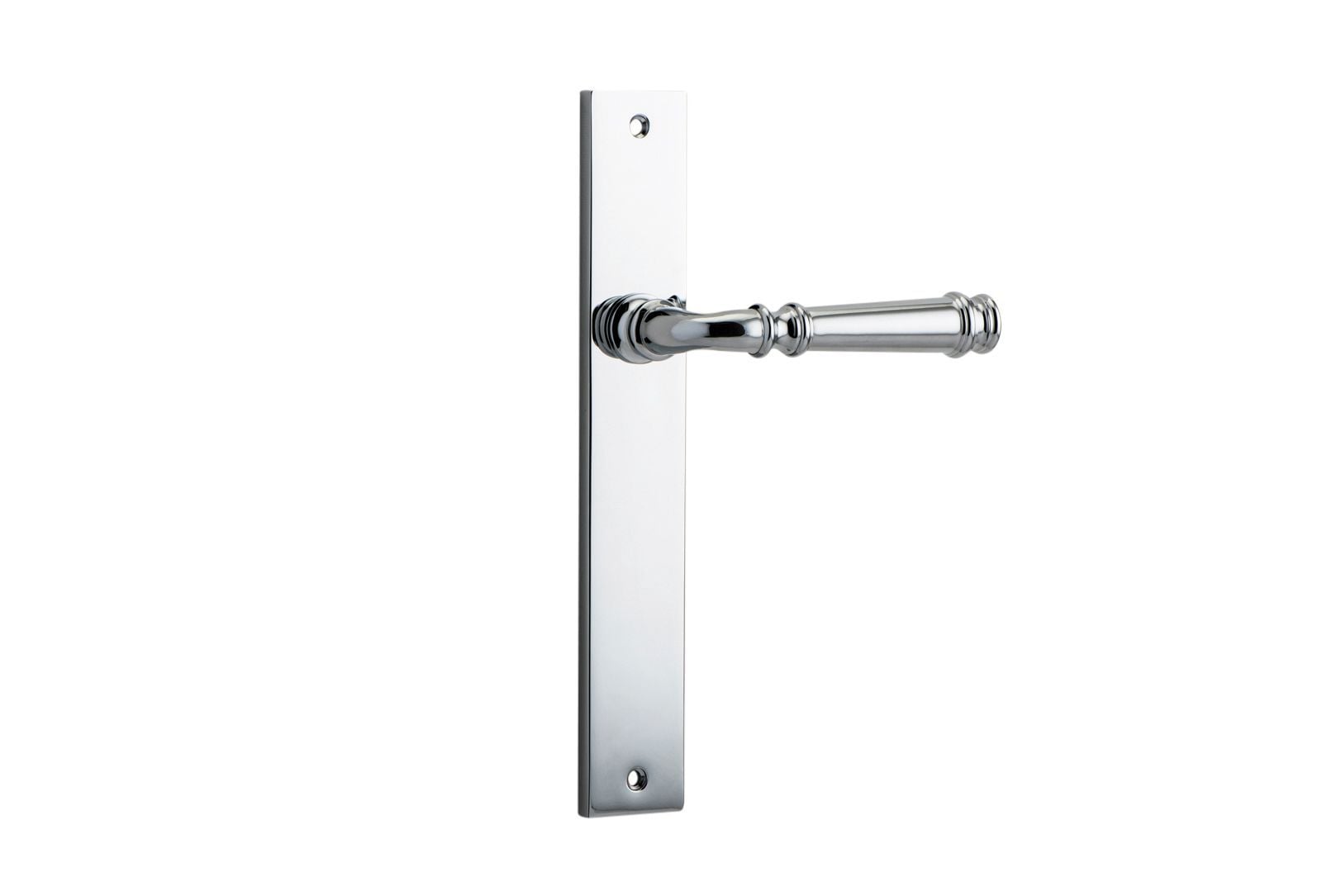 Verona Lever Latch Rectangular Polished Chrome
