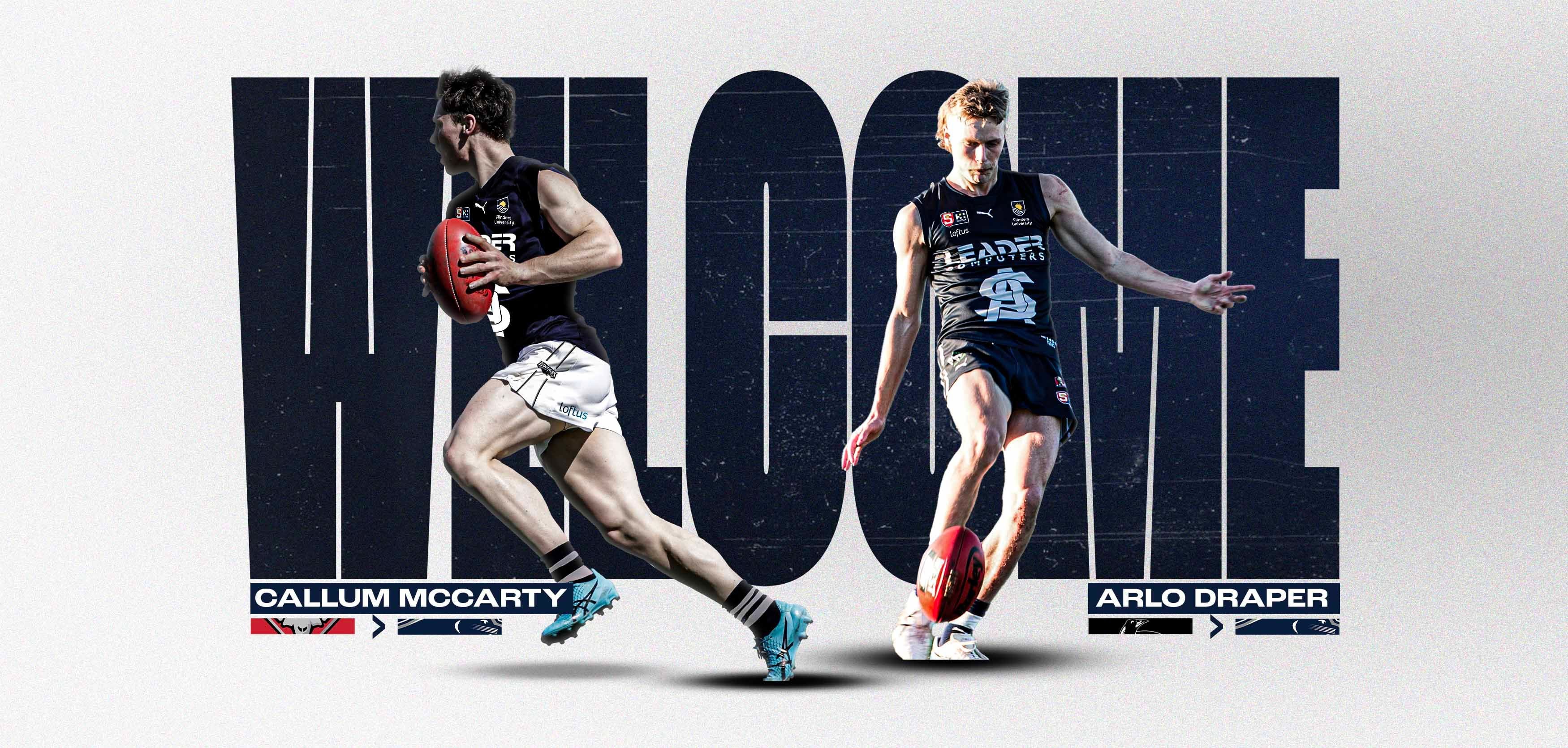 Panthers Welcome Callum McCarty & Arlo Draper!