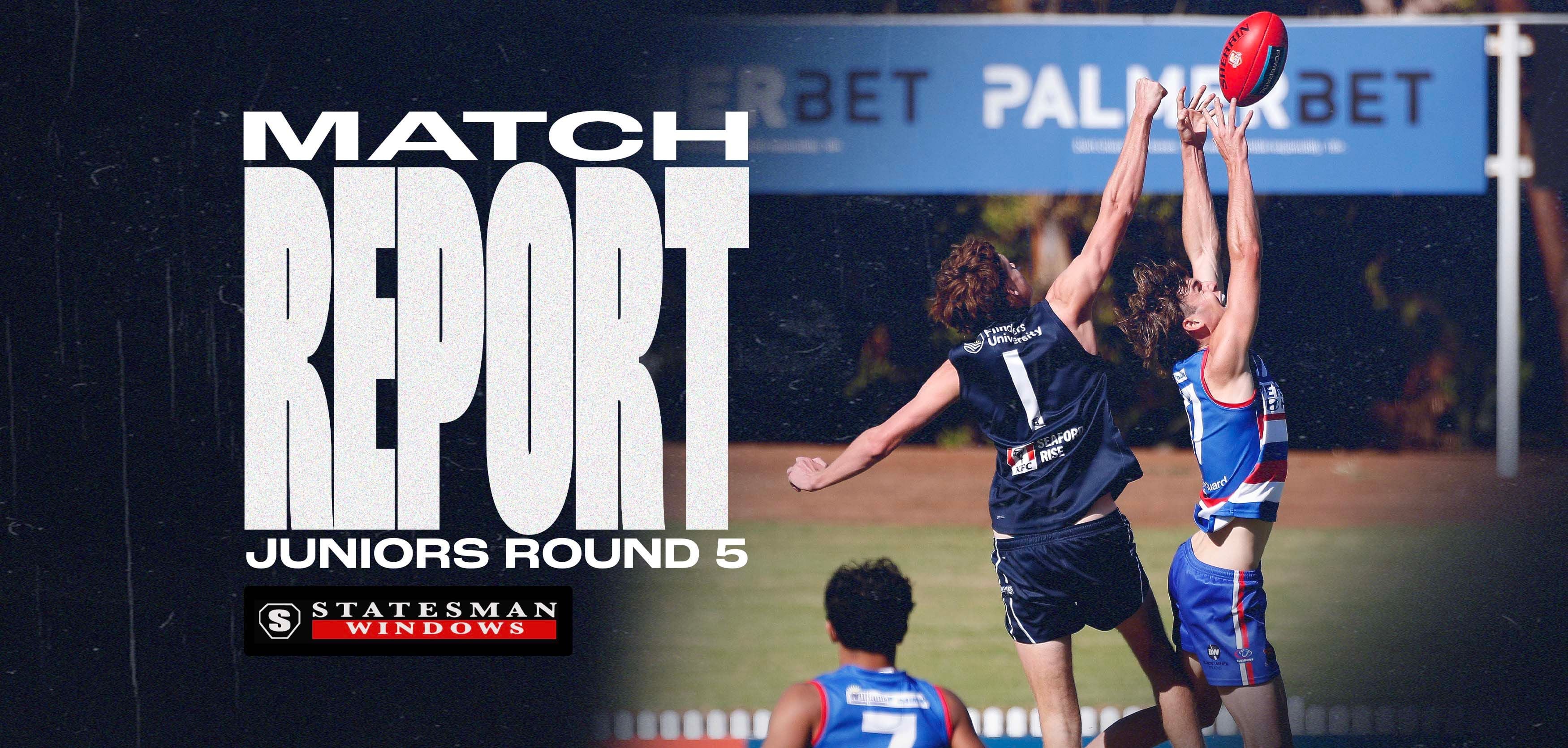 Statesman Windows Match Report: Juniors Round 5 v Centrals