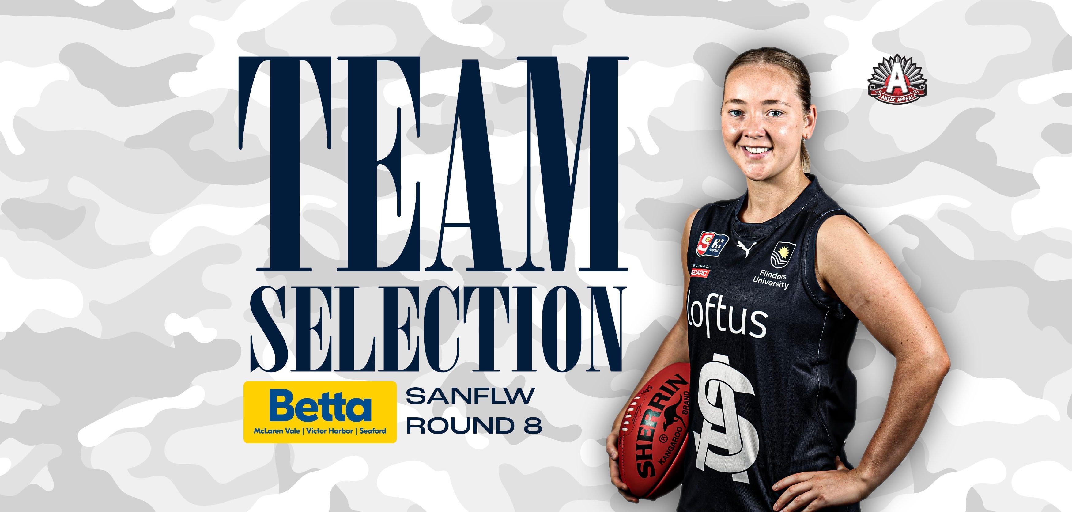 BETTA Team Selection: SANFLW Round 8 v Norwood