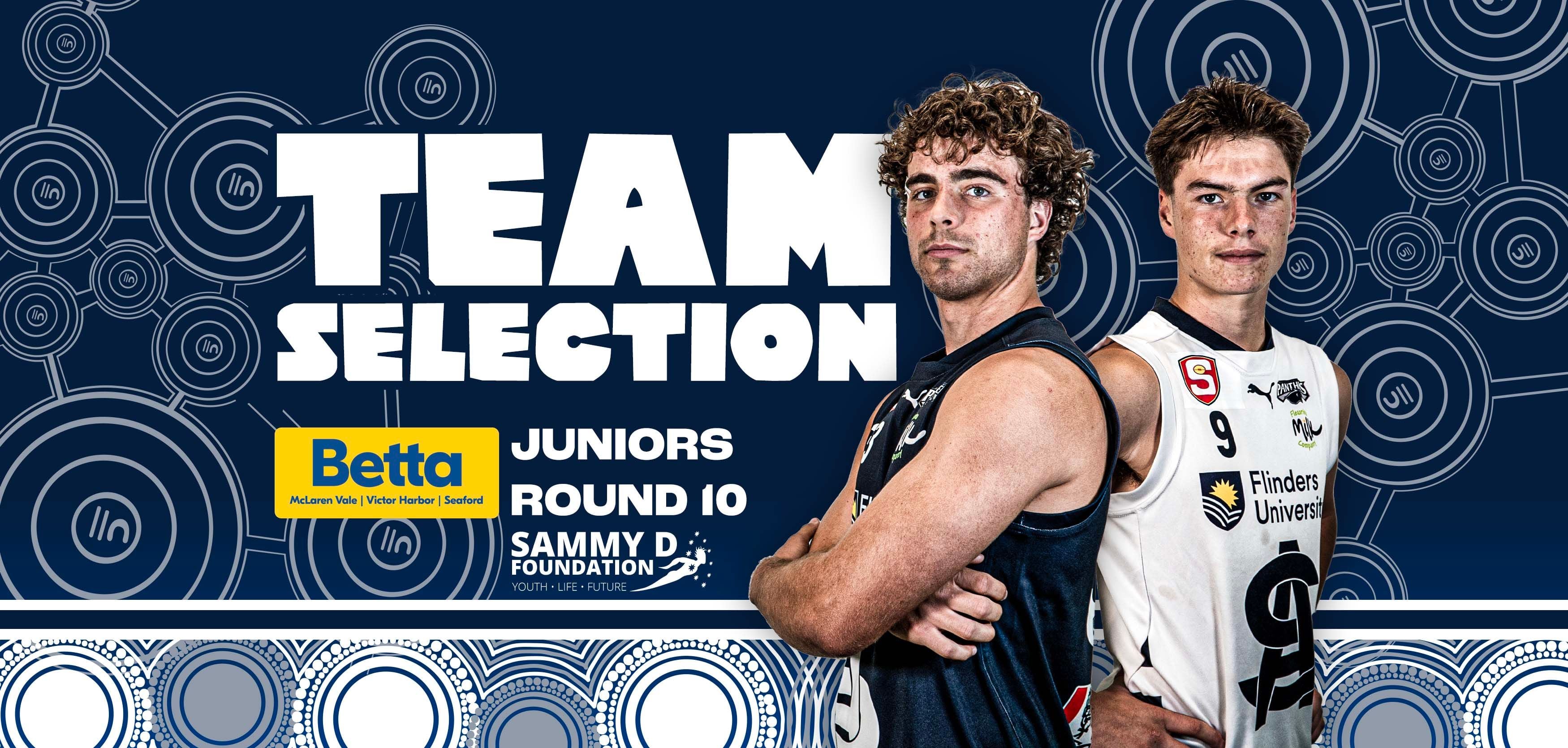 BETTA Team Selection: Juniors Round 10 v North Adelaide