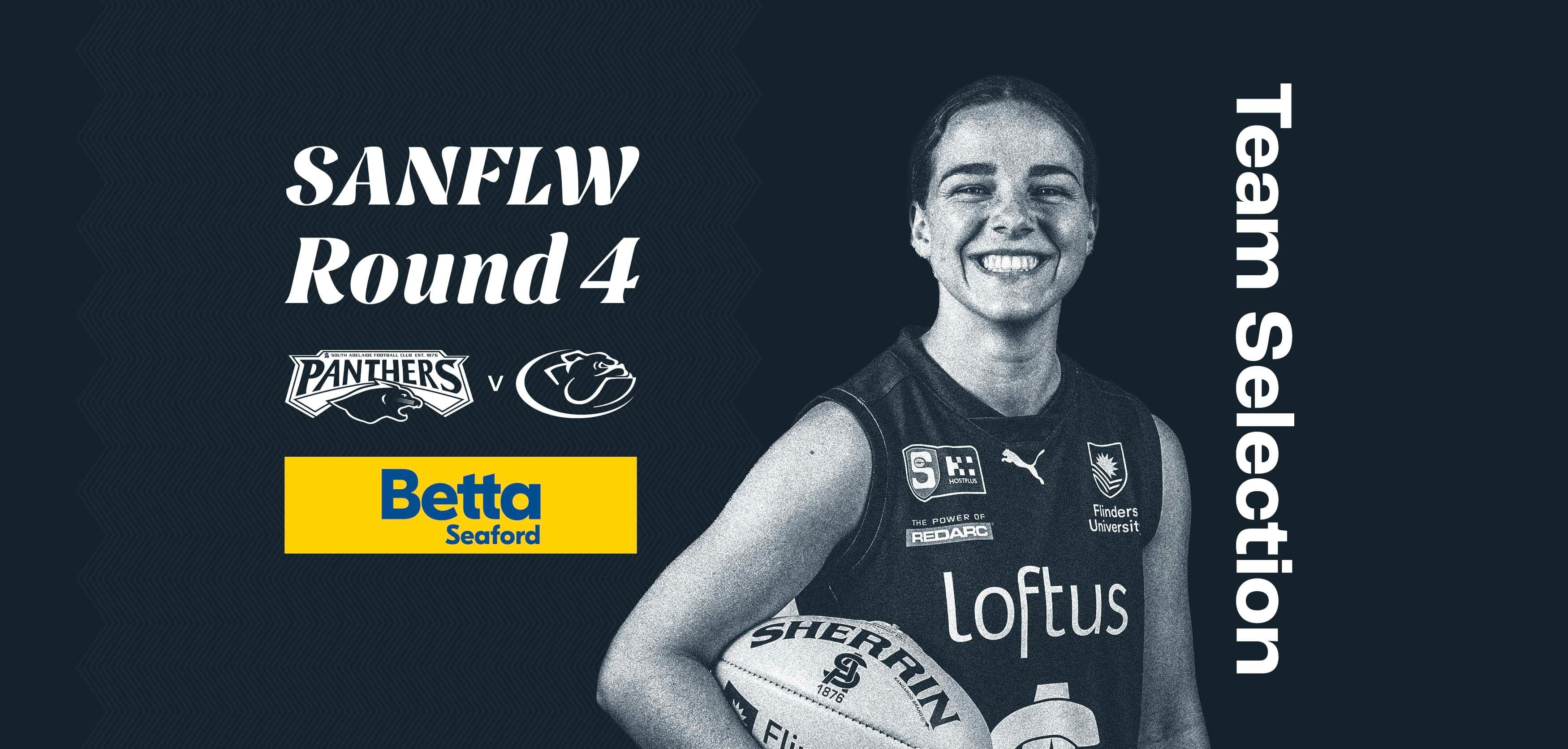 BETTA Team Selection: SANFLW Round 4 v Central Districts