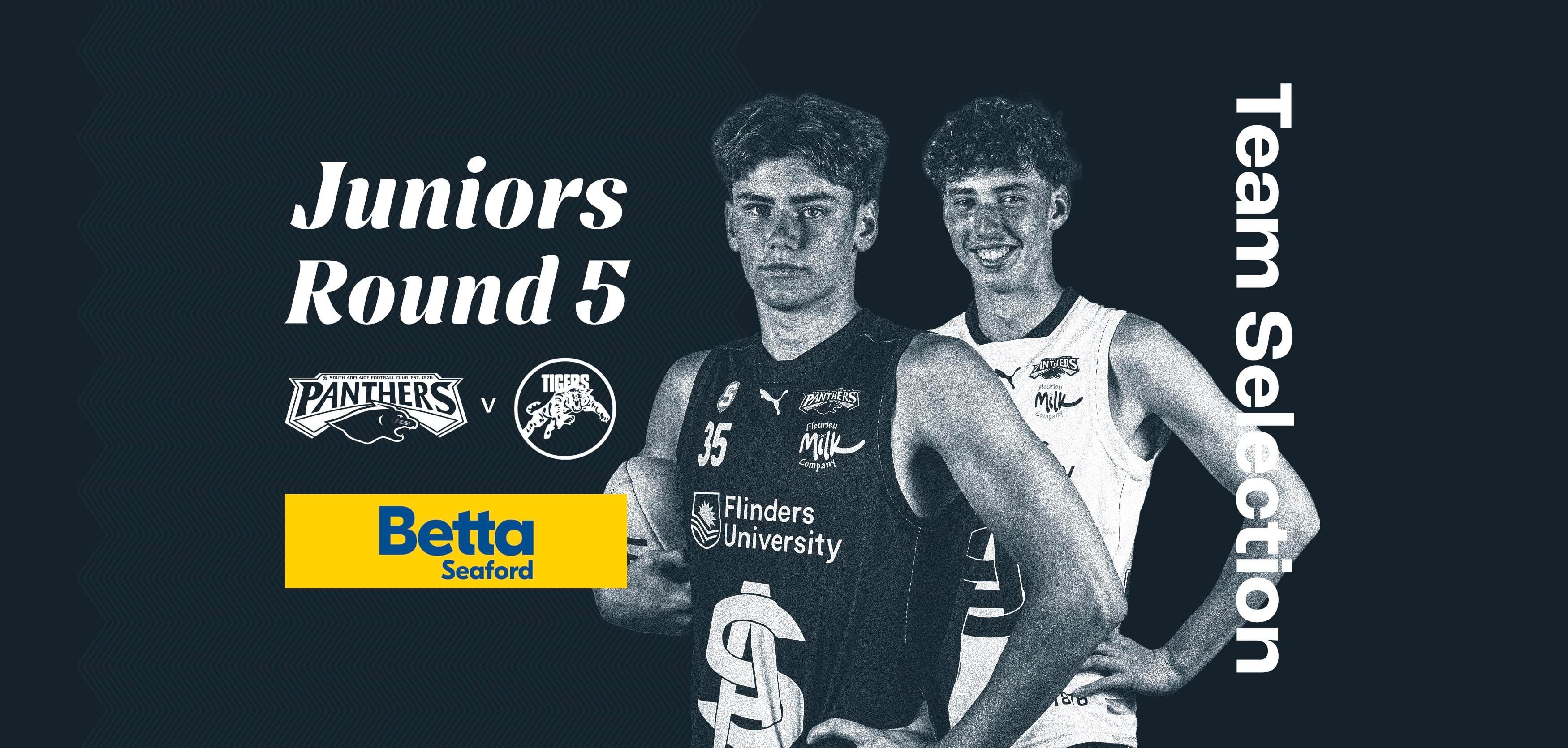 BETTA Team Selection: Juniors Round 5 v Glenelg
