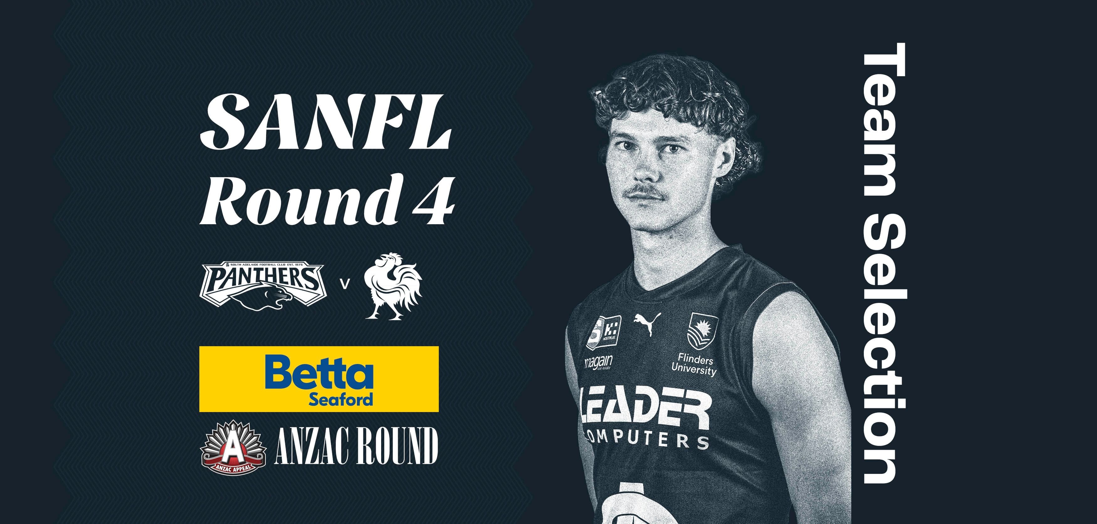 BETTA Team Selection: SANFL ANZAC Round v North Adelaide