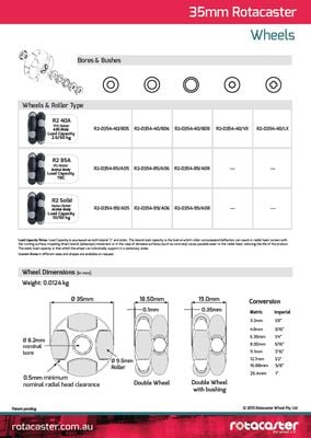 Catalogue and Information Rotacaster Wheels