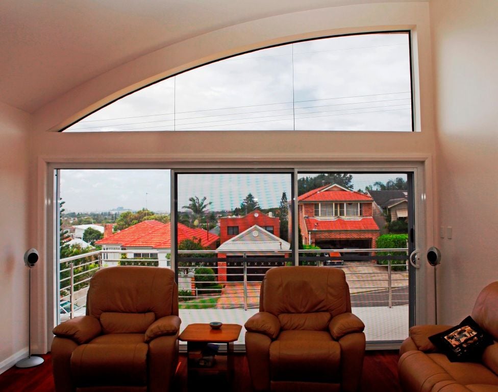 Raked Aluminium Windows