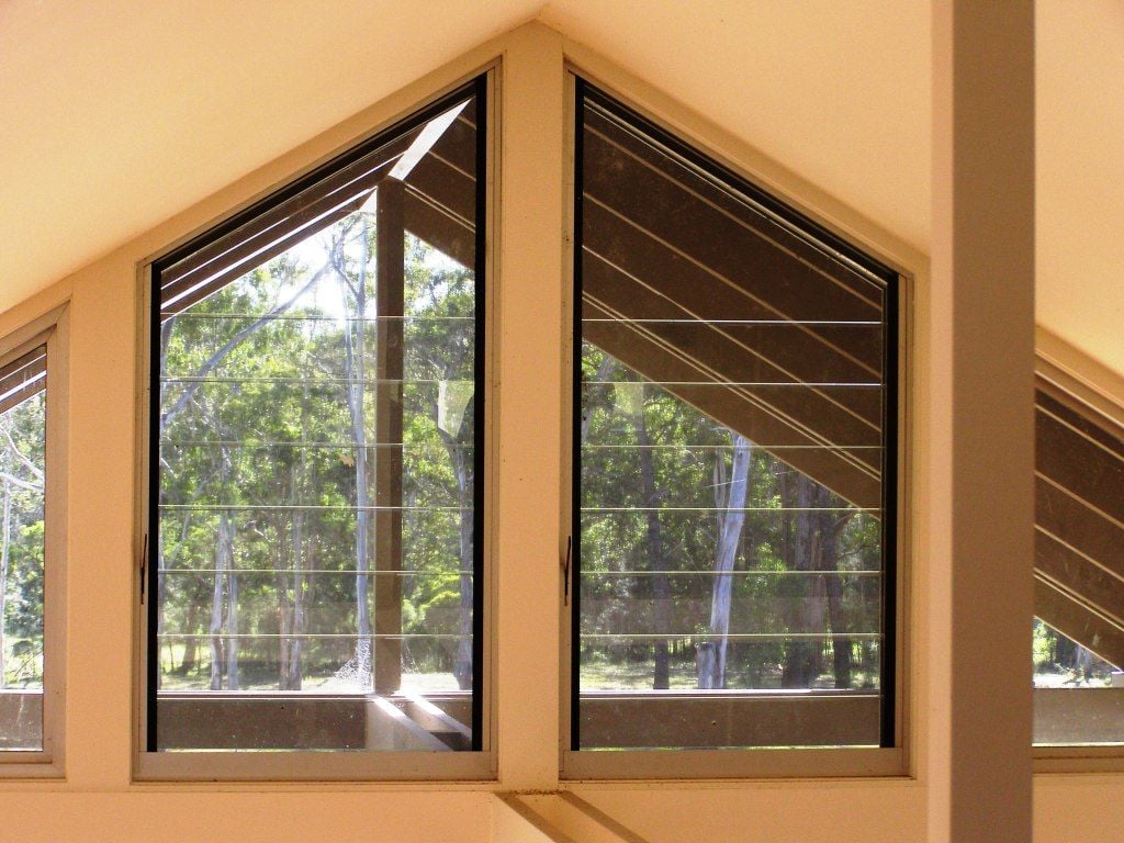 Raked Aluminium Windows