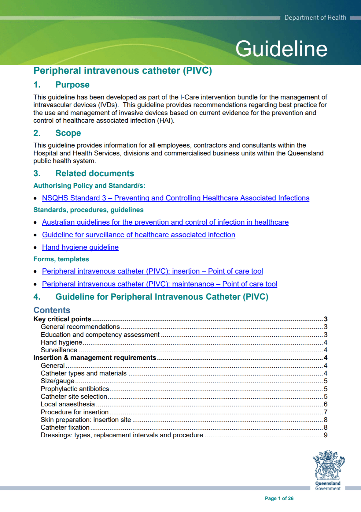 Clinical Practice Guidelines