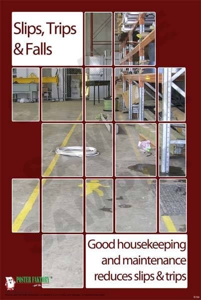 Slips, Trips & Falls Safety Posters