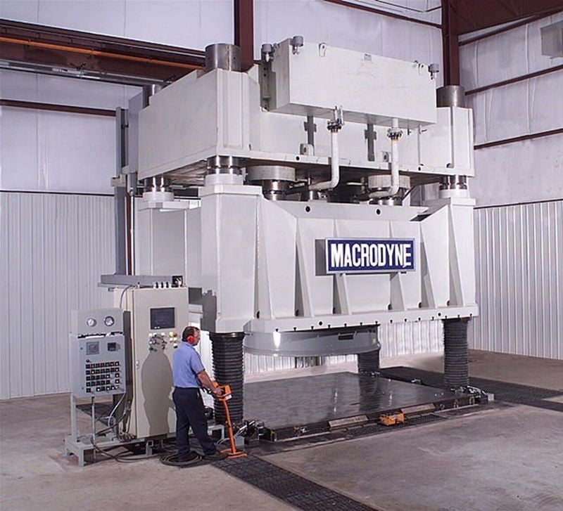 Macrodyne Hydraulic Press | Metal Form Products Co Inc